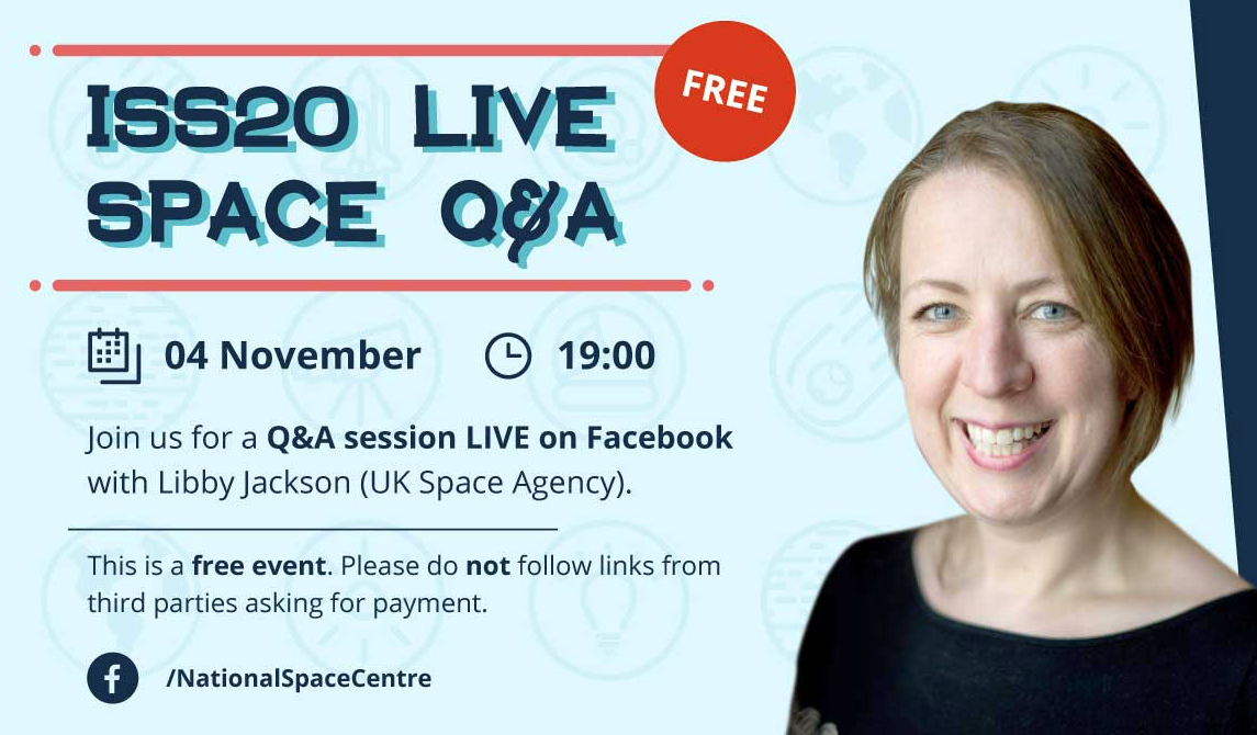 Libby Jackson on 20 Years of ISS – National Space Centre Q&A