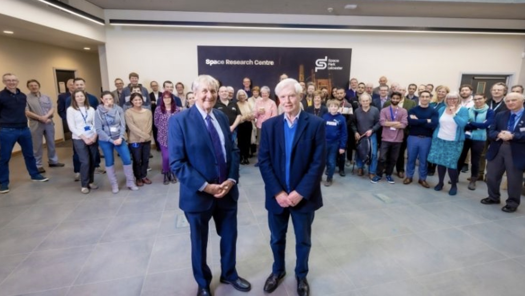 Leicester space pioneers return to unveil new Space Research Centre